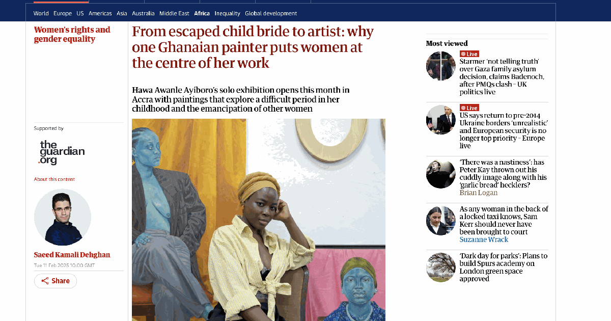 Hawa Awanle Ayiboro’s Empowering Journey and Art Featured in The ...